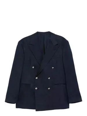 Ralph Lauren Purple Label Double-breasted Blazer - Blue