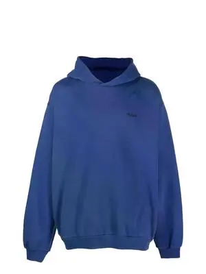 Marni Logo-print Hoodie - Blue