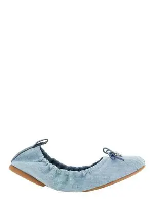 HOGAN Denim Ballerina Shoes