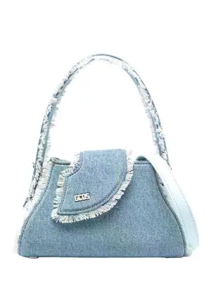 Gcds Small Comma Denim Bag - Blue