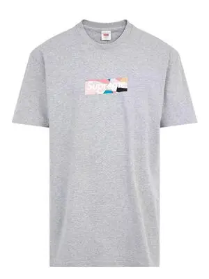 Supreme X Emilio Pucci Box Logo Crew Neck T-shirt - Grey