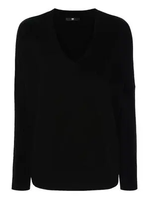 Max & Moi Stella Cashmere Pullover - Black
