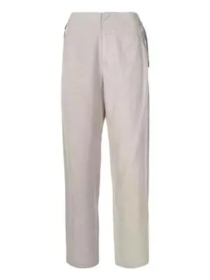 UMA | RAQUEL BLAY High-waisted Straight-leg Trousers - Grey