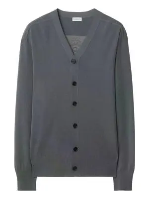 Burberry B Crest Cardigan - Grey