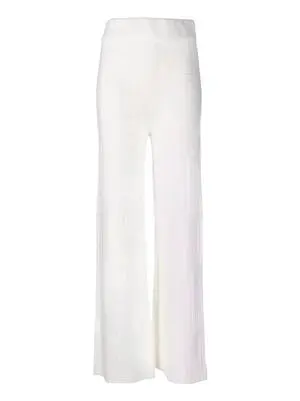 LANVIN Knitted Cashmere Trousers - Neutrals
