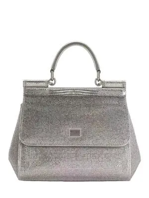 Dolce & Gabbana Small Sicily Top-handle Bag - Silver