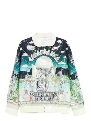 Casablanca Le Temple Du Sport Jacket - Neutrals