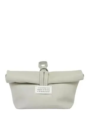 MAISON MARGIELA Paper Leather Clutch Bag - Grey
