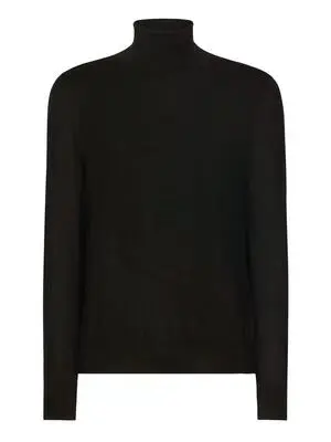 Dolce & Gabbana Roll-neck Jumper - Black