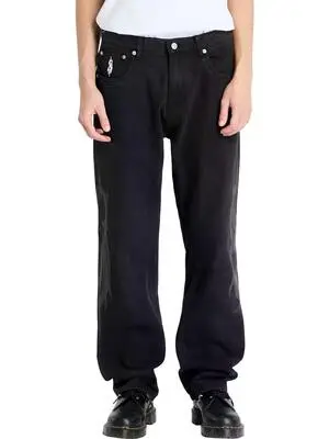 PLEASURES X Slipknot Five-pocket Jeans - Black