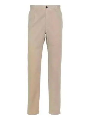Incotex Tapered Cotton Trousers - Neutrals