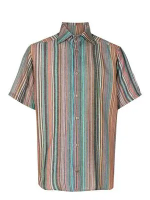 AMIR SLAMA Jacquard T-shirt - Multicolour