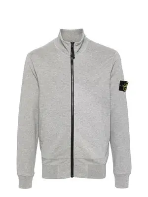 Stone Island Cotton Fleece Sweatshirt - Grey