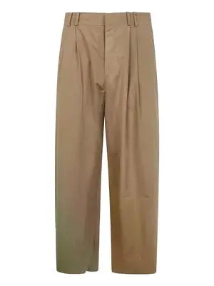 Studio Nicholson Cotton Trousers - Brown
