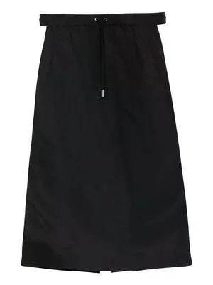 Maison Kitsuné Flash Fox Long Skirt - Grey