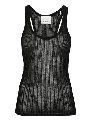 Isabel Marant Étoile Dorsia Open-knit Top - Black
