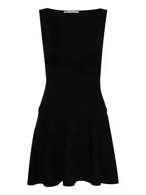 REFORMATION Mayve Organic-cotton Minidress - Black