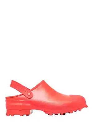 Camper Traktori Leather Clogs - Red