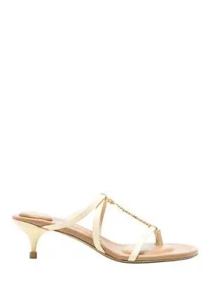 Jacquemus 40mm Les Sandales Pralu Sandals - Neutrals
