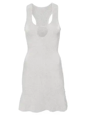 JACQUEMUS Bril Lurex Mini Dress