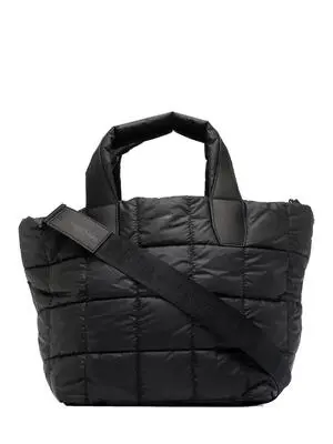 VEECOLLECTIVE Quilted Tote Bag - Black