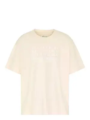 MAISON MARGIELA Logo-print T-shirt - Neutrals