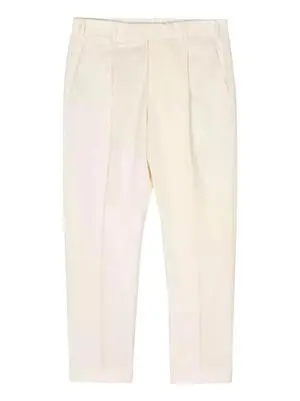 PT TORINO Pressed-crease Slim-cut Trousers - Neutrals