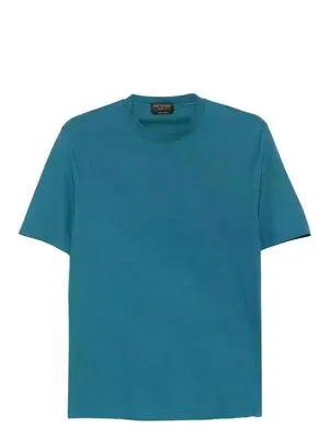 DELL'OGLIO Cotton T-shirt - Blue