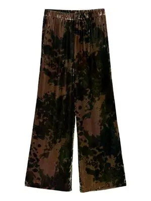 DIEGA Portorico Palazzo Trousers - Brown