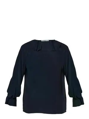 Erdem Long-sleeved Blouse - Blue