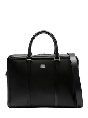 Dolce & Gabbana Leather Briefcase - Black