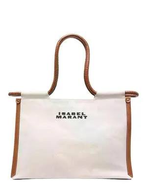 Isabel Marant Étoile Toledo Cotton Tote Bag - Neutrals