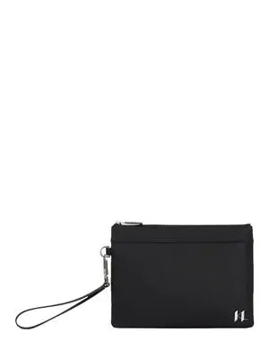 Karl Lagerfeld K/monogram Leather Clutch - Black