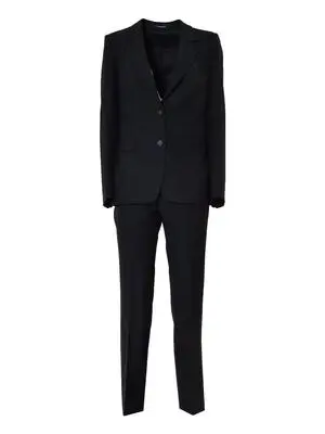 Tagliatore Single-breasted Suit Black