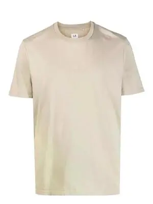 C.P. COMPANY Embroidered-logo T-shirt - Neutrals