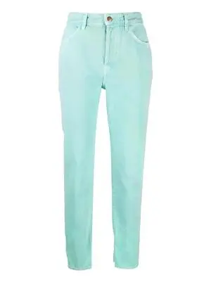 WASHINGTON DEE-CEE Logo-patch Straight-leg Jeans - Blue