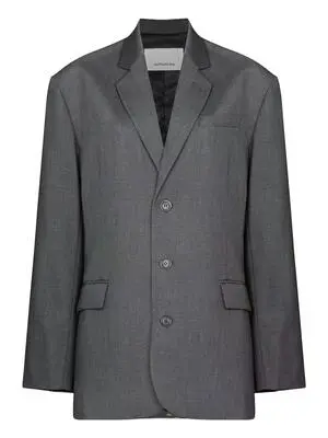 THE FRANKIE SHOP Gelso Oversized Blazer Grey