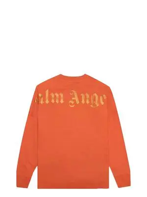 Palm Angels Logo-print Sweatshirt - Orange