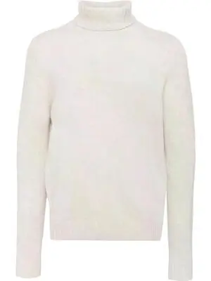 John Smedley Roll-neck Jumper - Neutrals