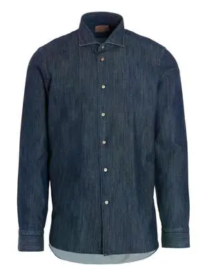 BORRIELLO NAPOLI Denim Shirt - Blue