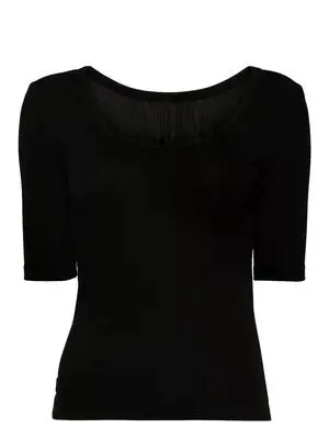 AG Ribbed Knit Top