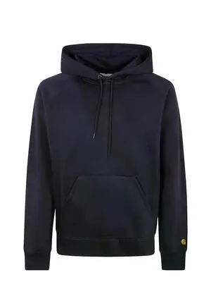 Carhartt Work In Progress Logo-embroidered Hoodie - Blue
