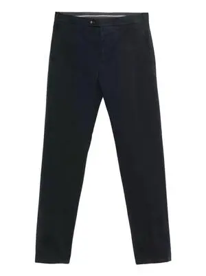 Canali Stretch-cotton Chinos - Blue