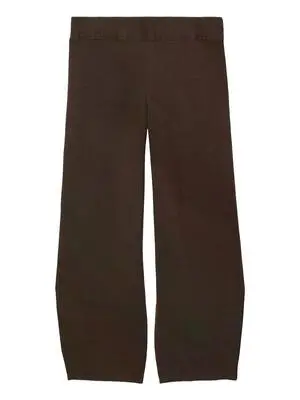 Proenza Schouler White Label Straight-leg Knitted Trousers - Brown