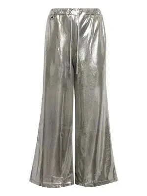 DOUBLET Metallic Wide-leg Trousers - Silver