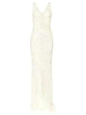 Jenny Packham Nura Embellished Gown - Neutrals