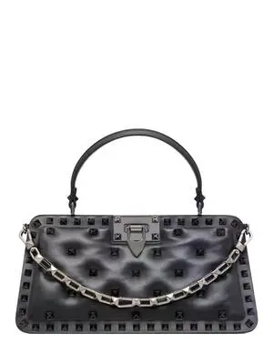 Valentino Garavani Rockstud Padded Leather Handbag - Black