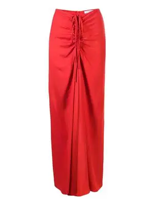 Christopher Esber High-waist Draped Skirt - Red
