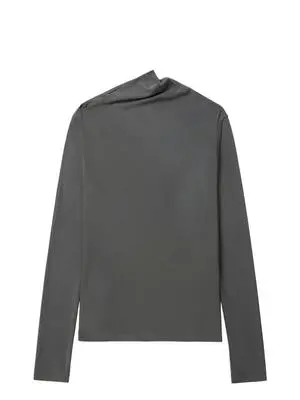 TOTEME Draped Jersey Top - Grey
