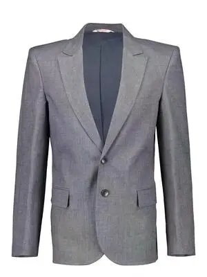 Valentino Garavani Linen Blazer - Grey